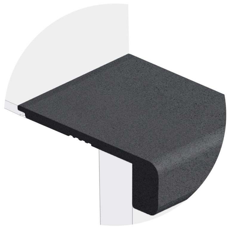 Basalt Stair Nose 340 | Luxury Vinyl Tile Flooring | Powerhold LVT